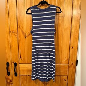 T.La | Dresses | Tla Womens Blue Stripe Twisted Cutout Cotton Knit Mini ...